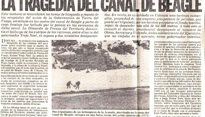 Se cumplen 41 años de la caída del Lear Jet de la gobernación. - Del ...